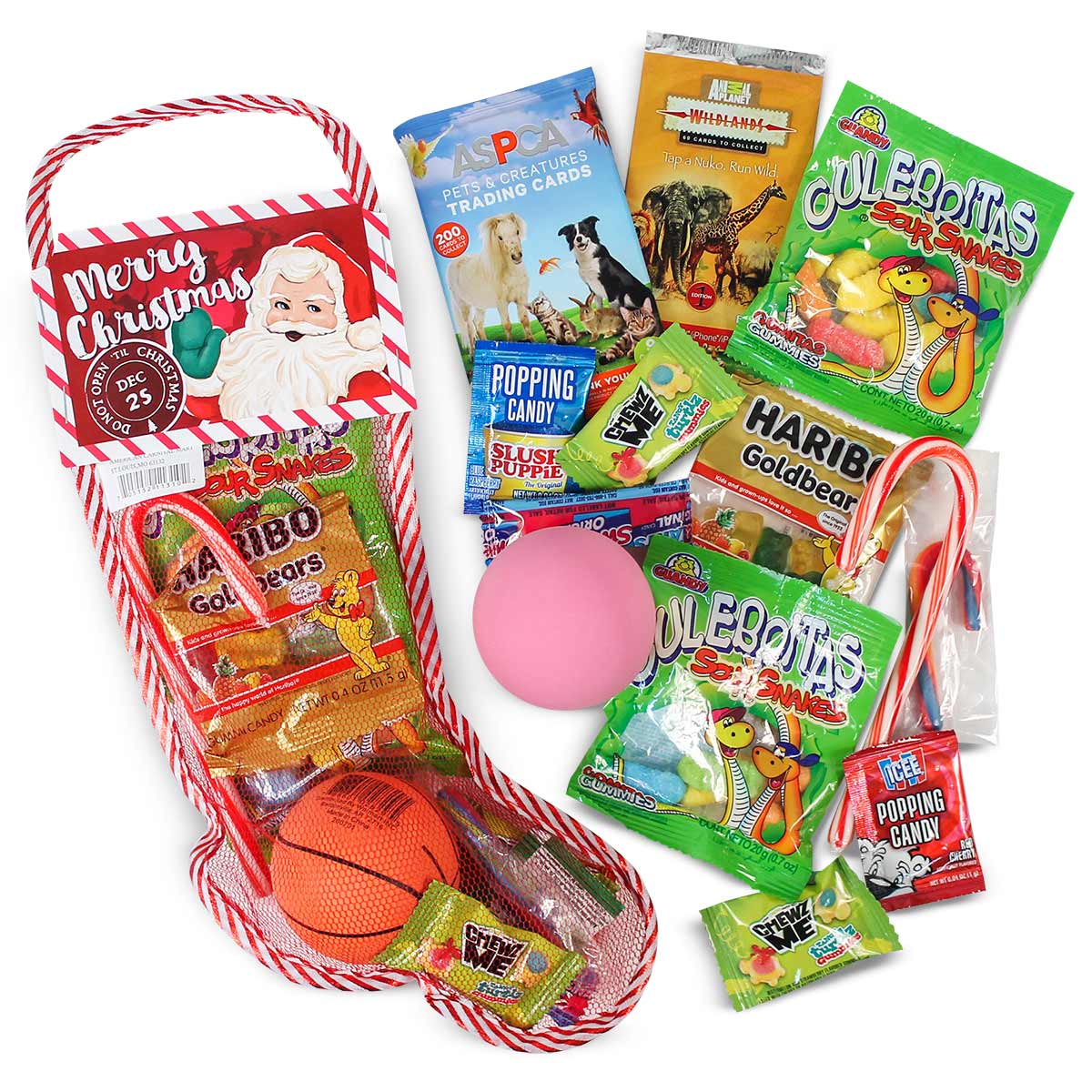 12" Filled Christmas Stocking