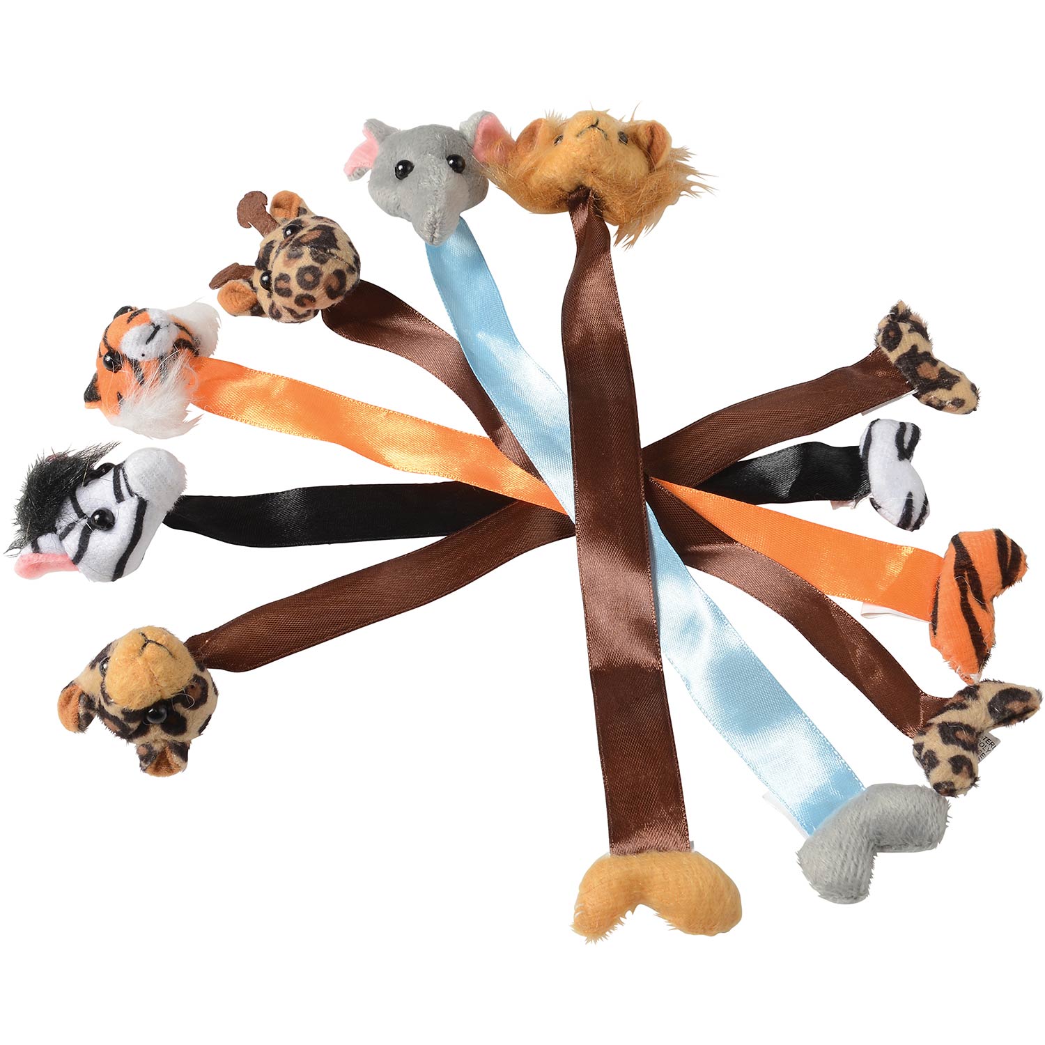 Plush Wild Animal Bookmark Assortment 11" (DZ)