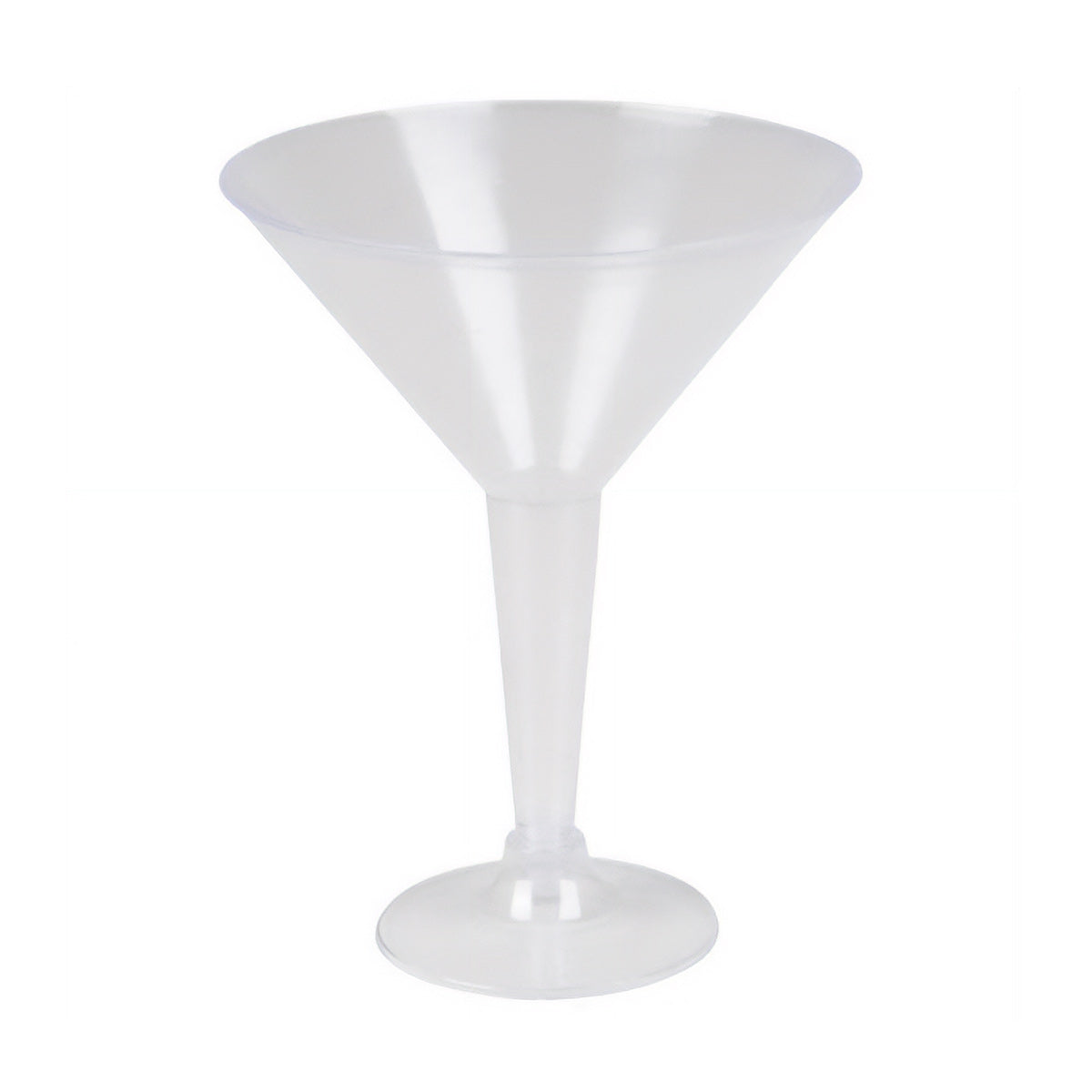 Clear Plastic Martini Glasses 7oz 20 Pack