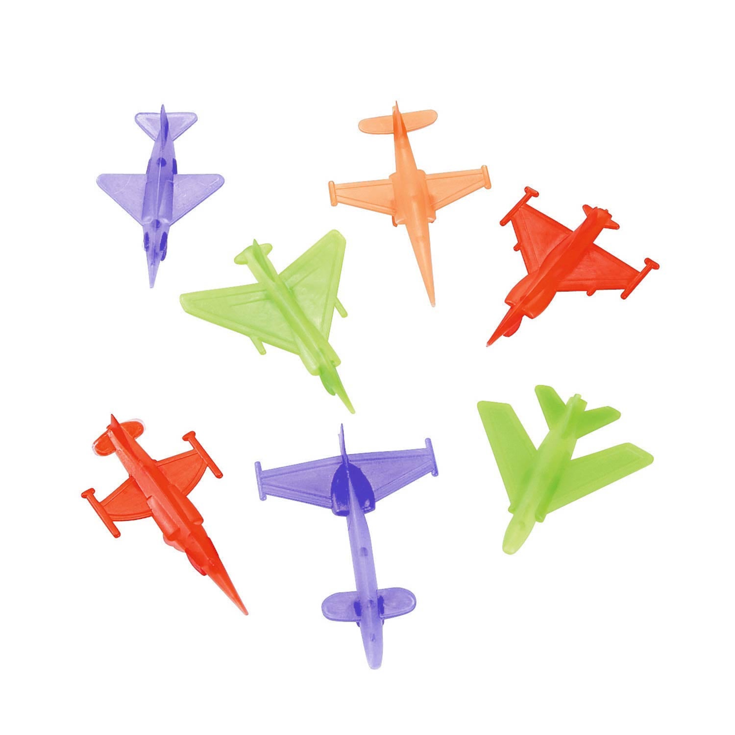 Plastic Airplane Toy Assortment 2.5" (144 PACK)