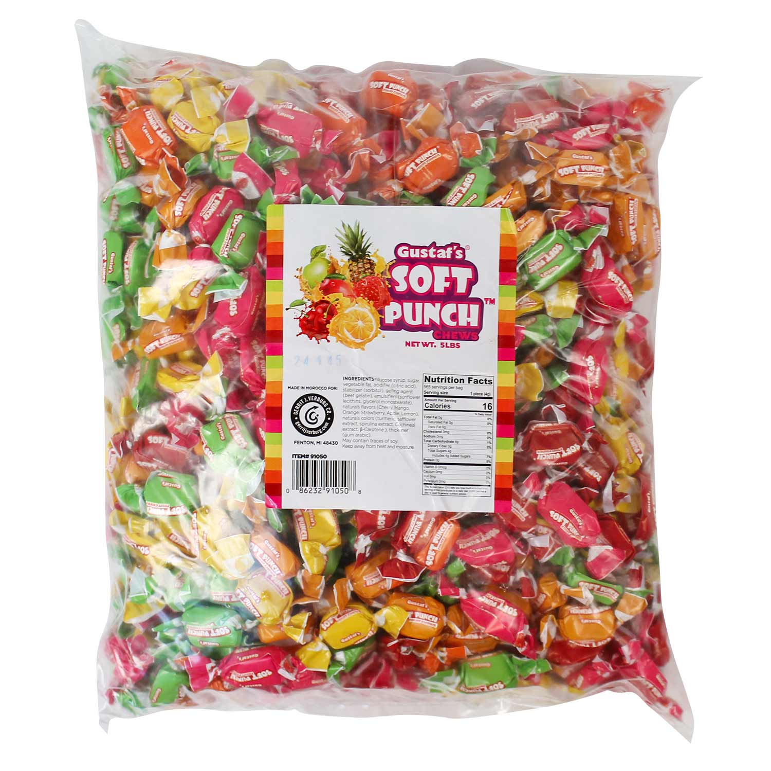 Gustaf's Soft Punch Chews 5 lbs