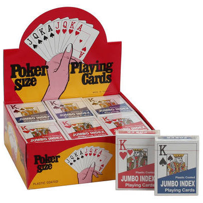Coated Big Number Playing Cards (EACH)