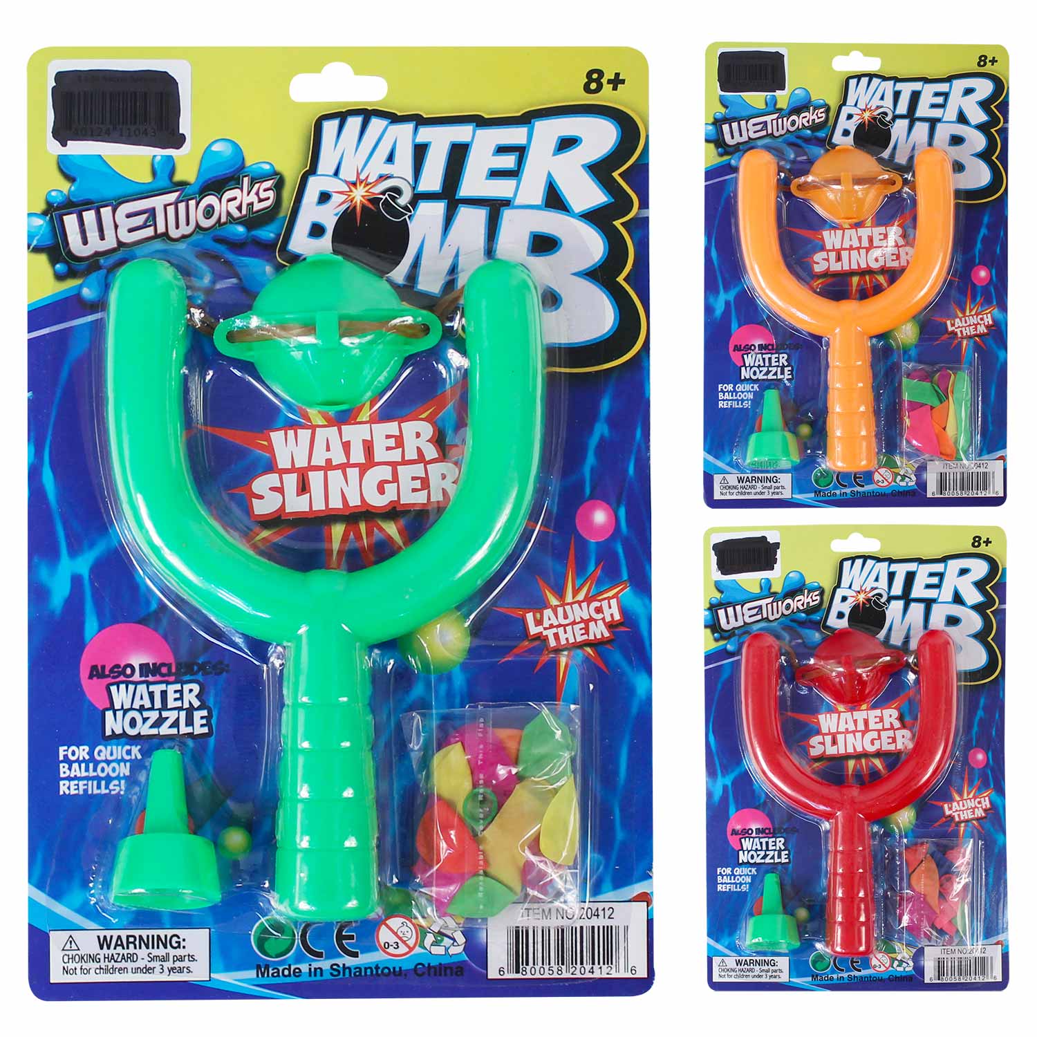 Water Slinger Water Balloons Assorted 7" (EACH)