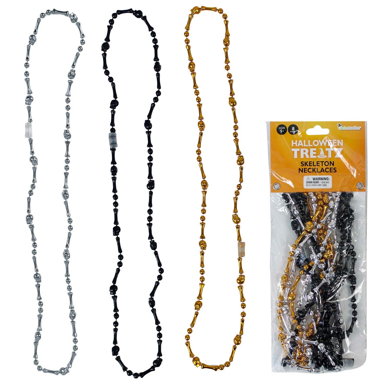 Beads - Skull and Bones Assortment (8 PACK)