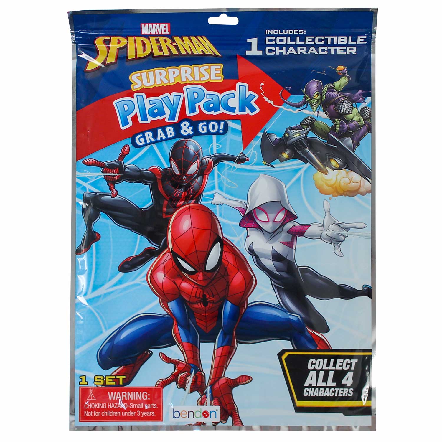 Surprise Play Pack Grab & Go - Spider-Man 14" (EACH)