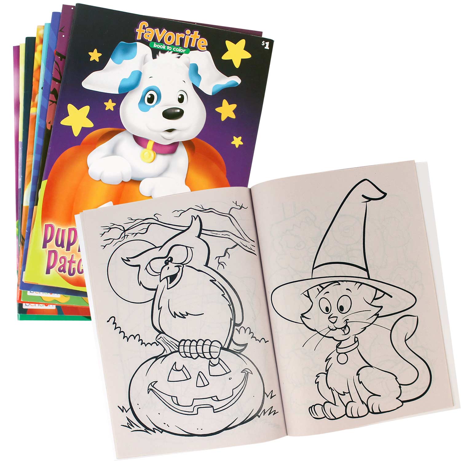 Halloween Coloring Book Assorted 7.75" x 10.75" (EACH)