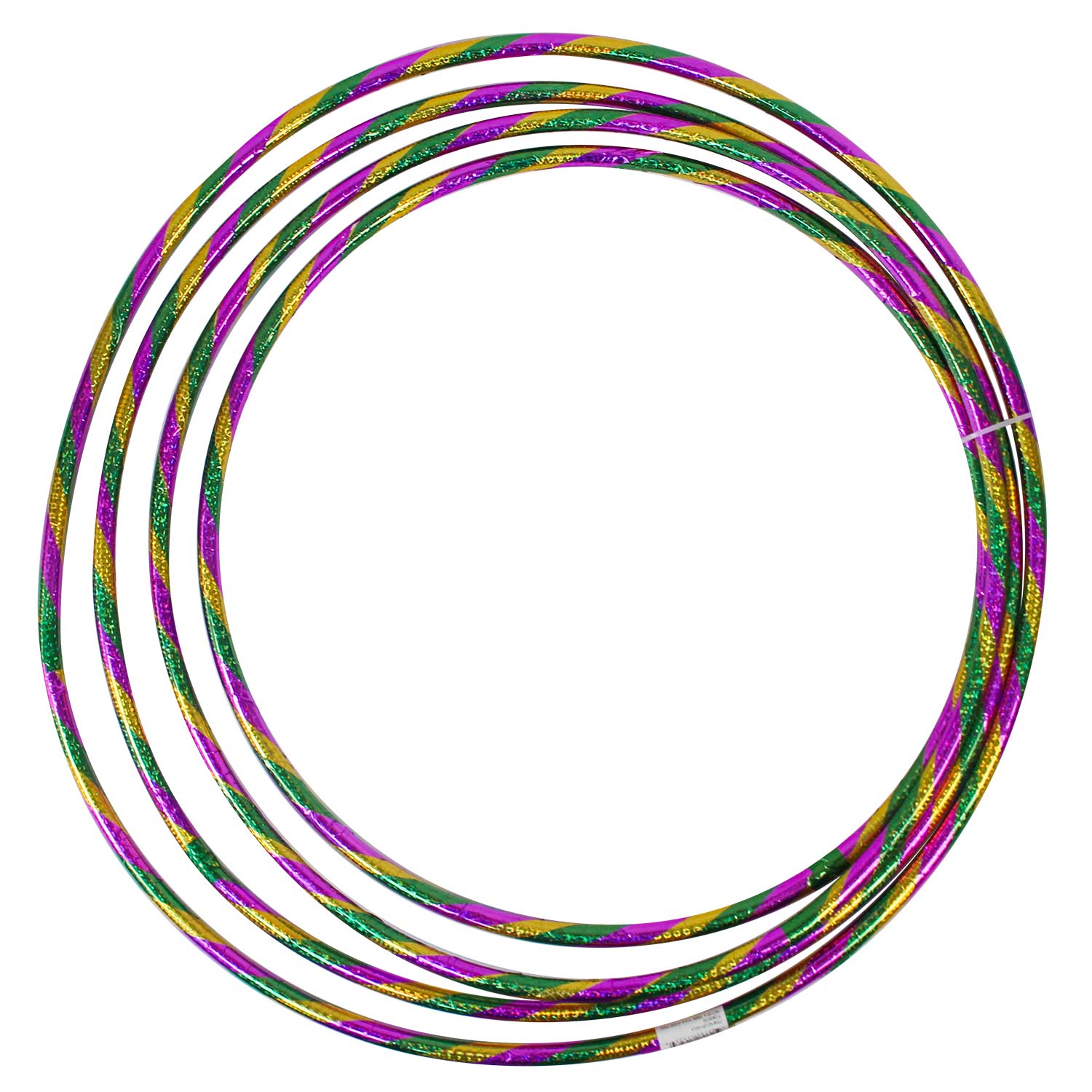 Mardi Gras Hula Hoops Set 22"-28" LOCAL PICKUP ONLY
