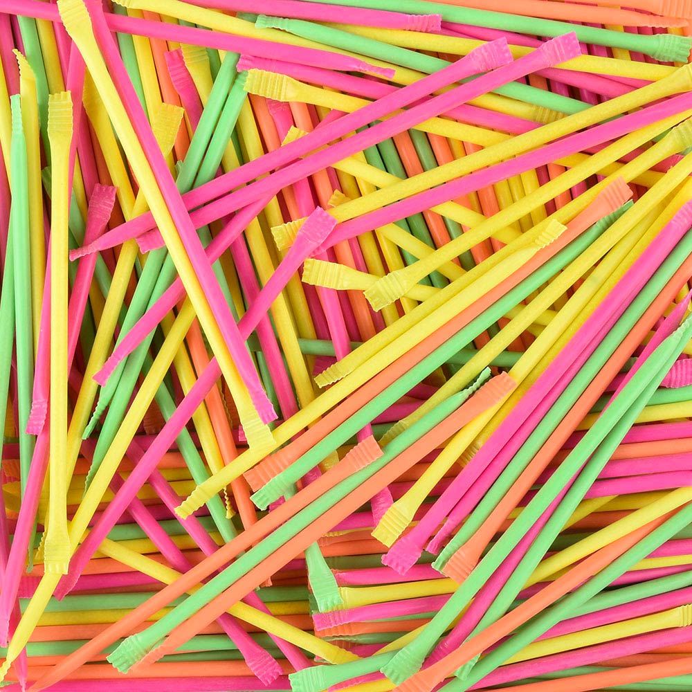 Mini Neon Lasers Powder Candy Straws (240 PACK)
