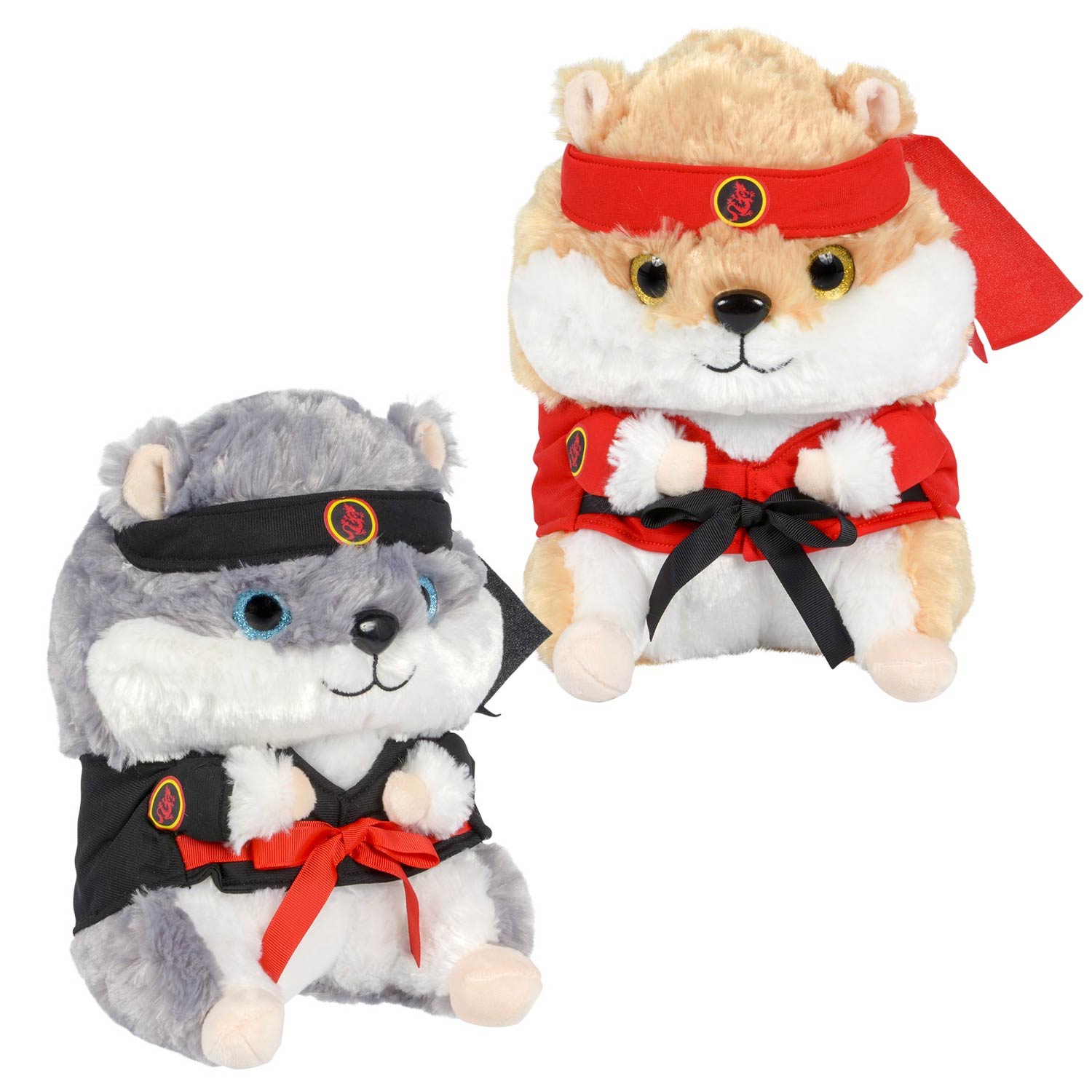 Plush Belly Buddy Ninja Hamster Assorted 10" (EACH)