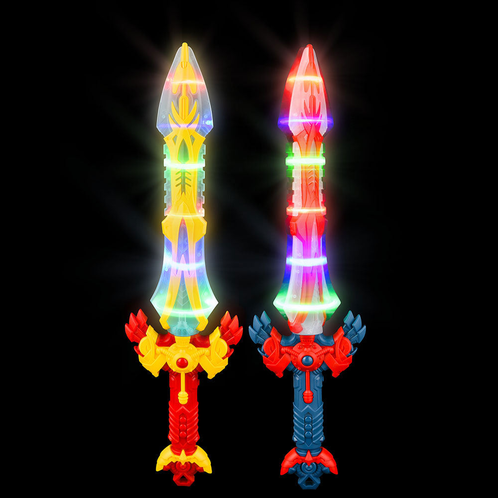 Light Up Spinning Sword Assorted 24.5" (EACH)