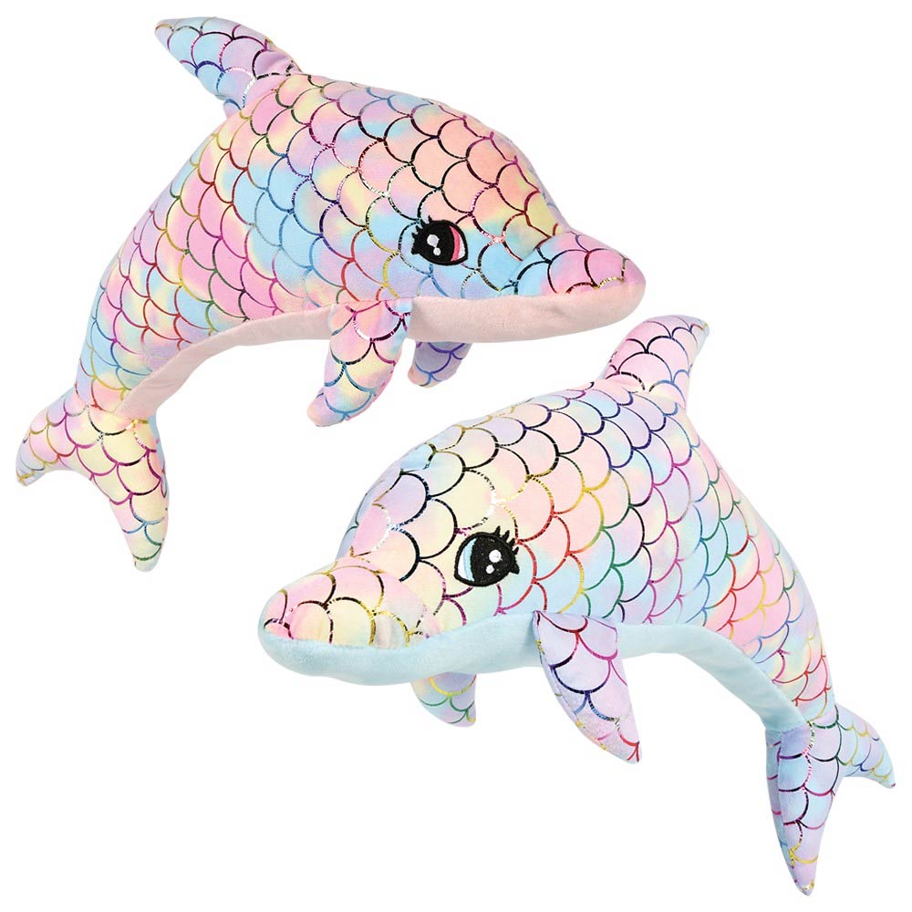 Plush Pastel Dolphin 19" (EACH)
