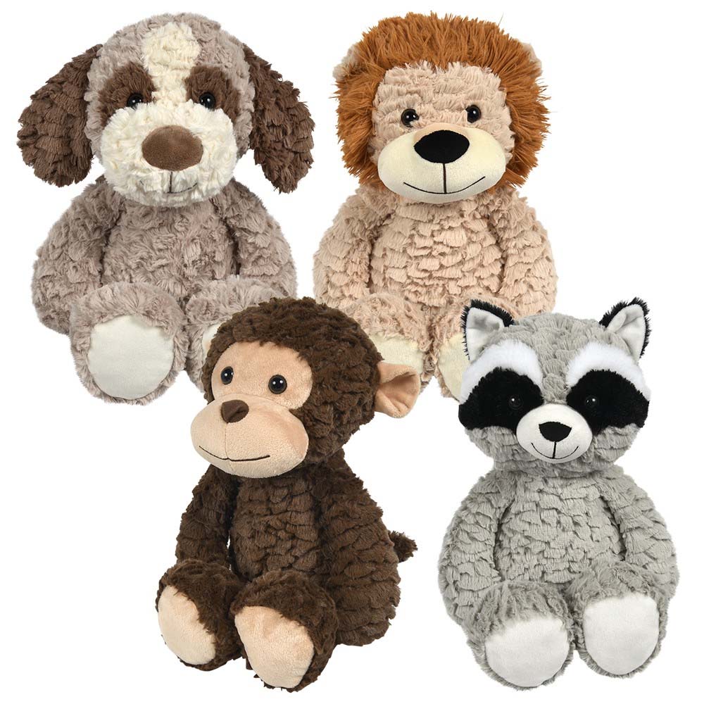 Plush Cross Cut Animal Assorted 18" (EACH)