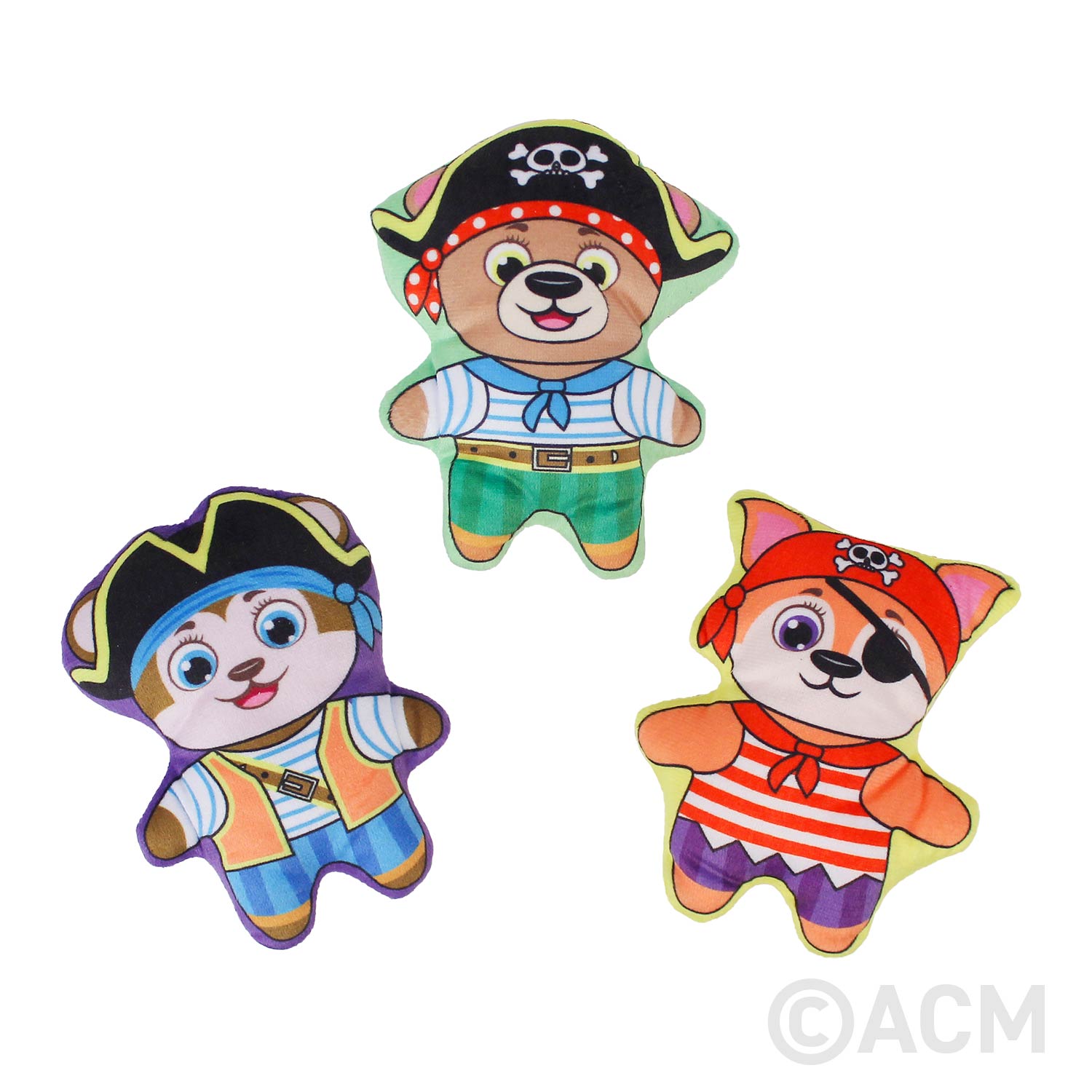 Plush Pirate Animal Assortment 5" (DZ)