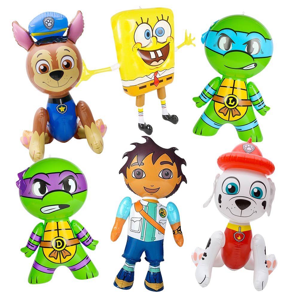 Inflate Cartoons Assortment 24" (DZ)