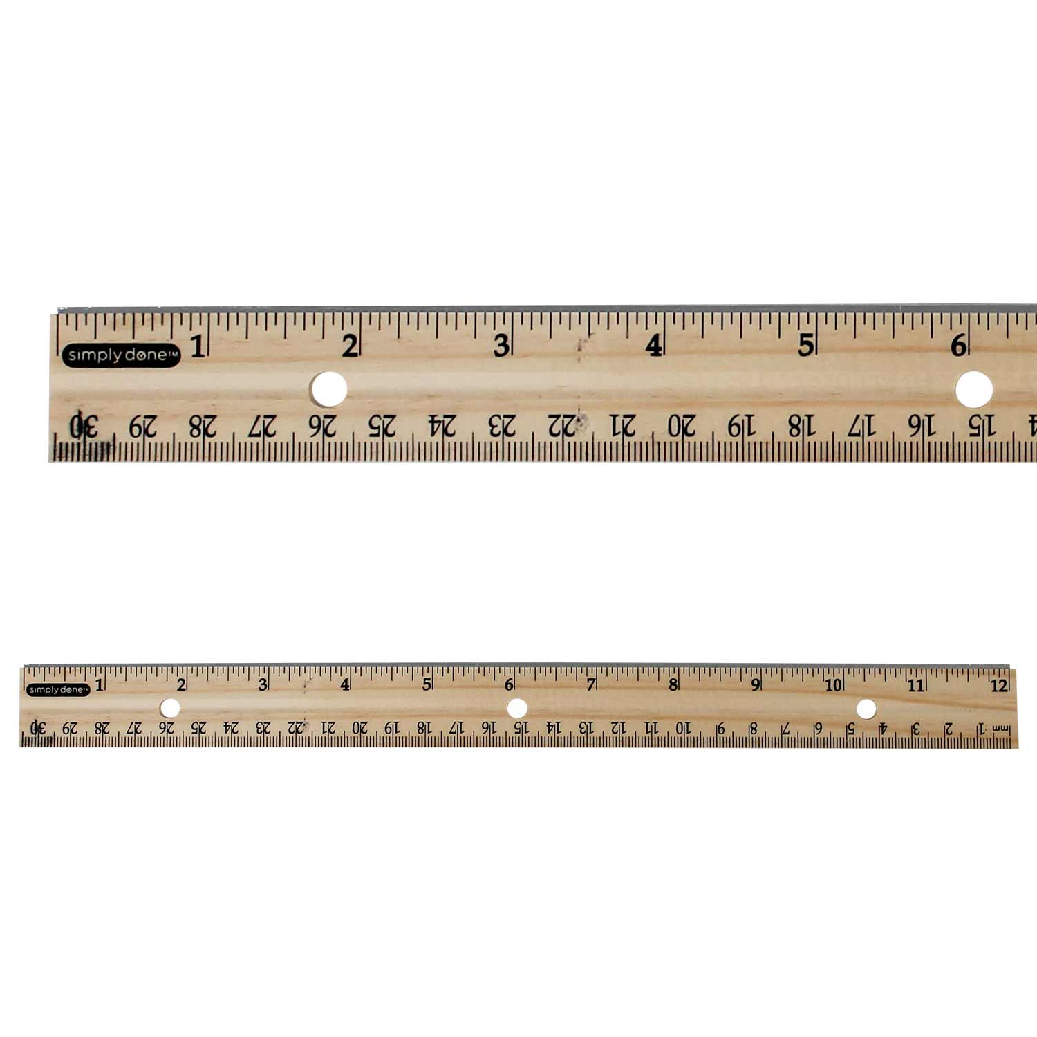 Ruler with Metal Edge 12" (EACH)