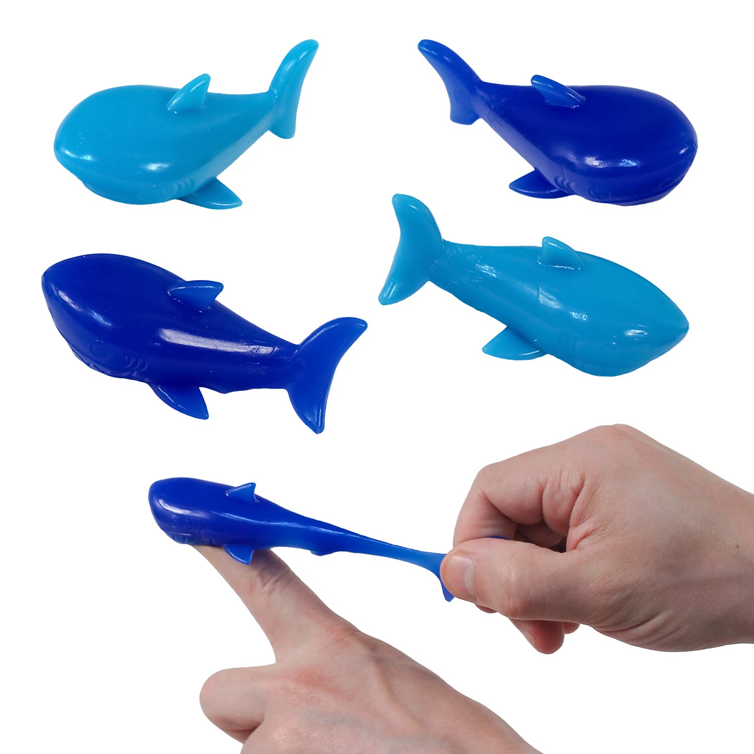Flying Stretchy Shark Assortment 3" (100 PACK)