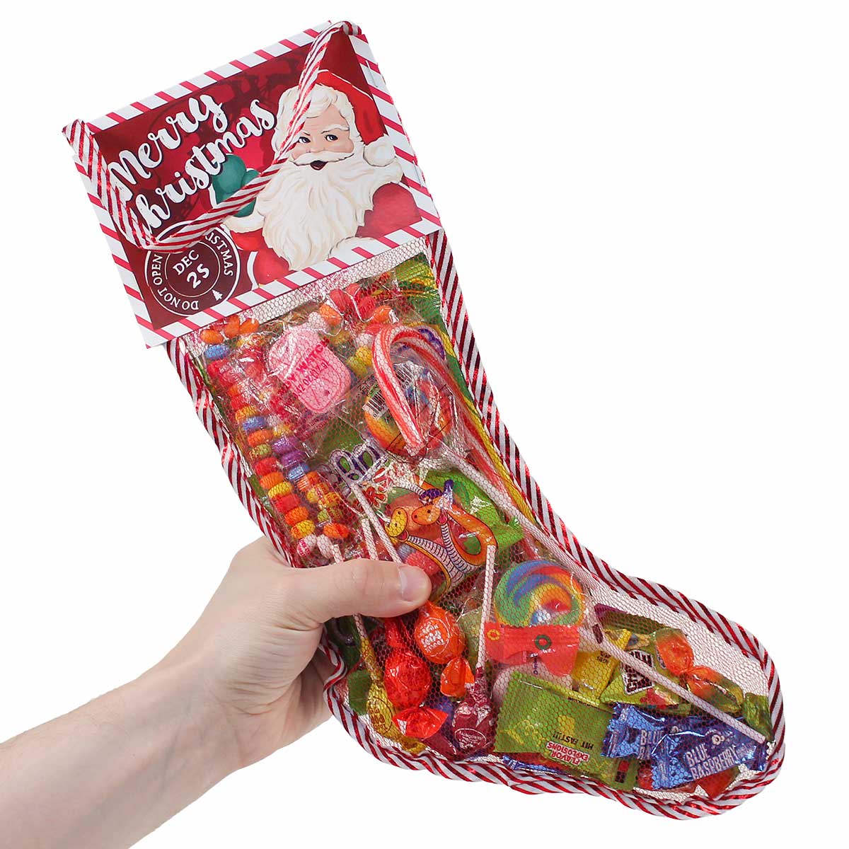 15" Candy-Filled Christmas Stocking