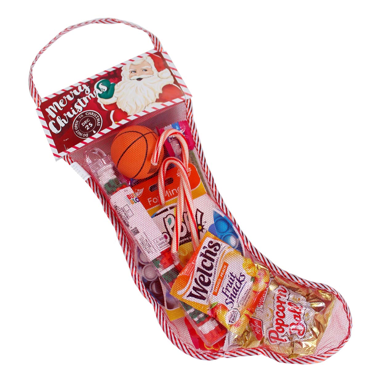18" Filled Christmas Stocking