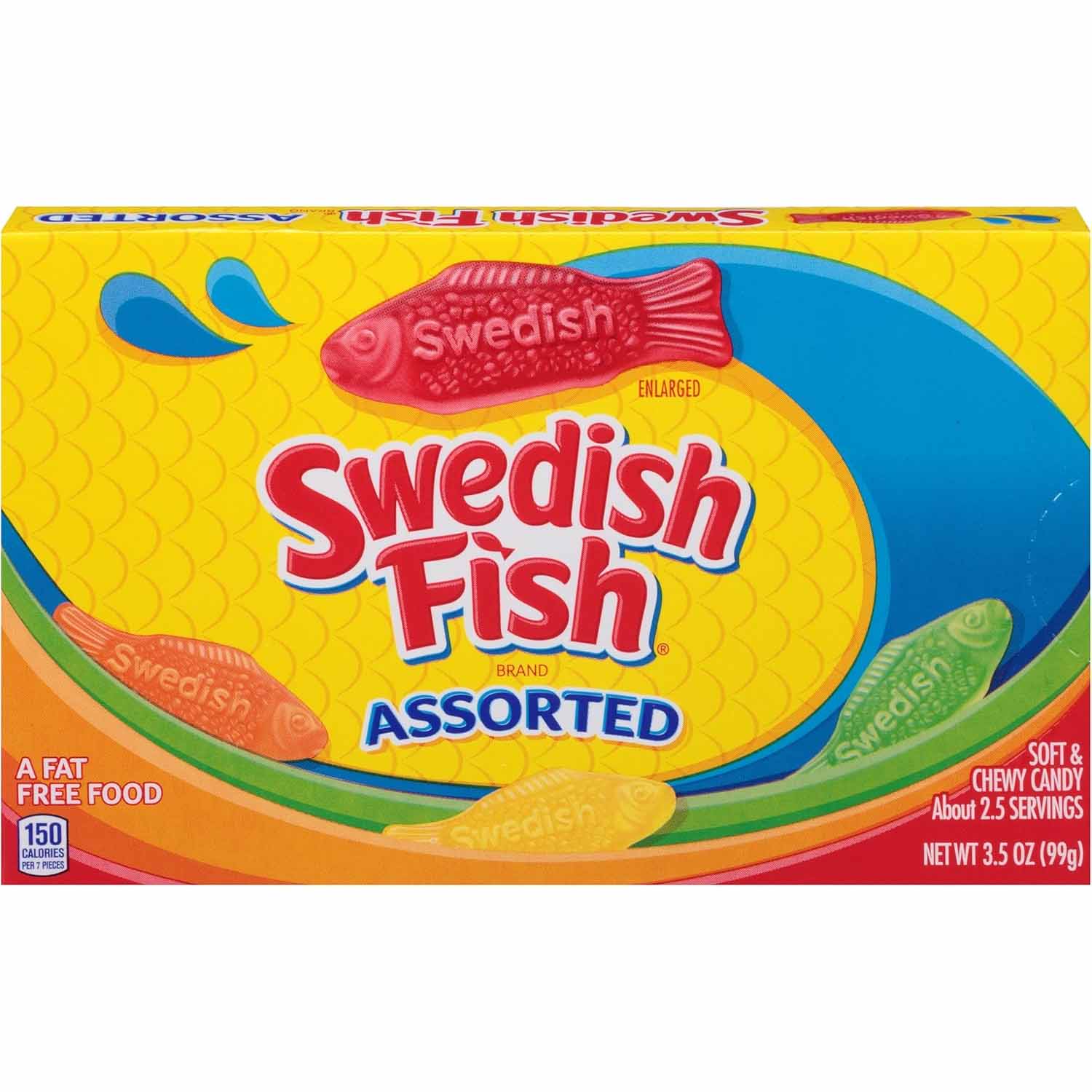 Swedish Fish Assorted Theater Box 3.5 oz