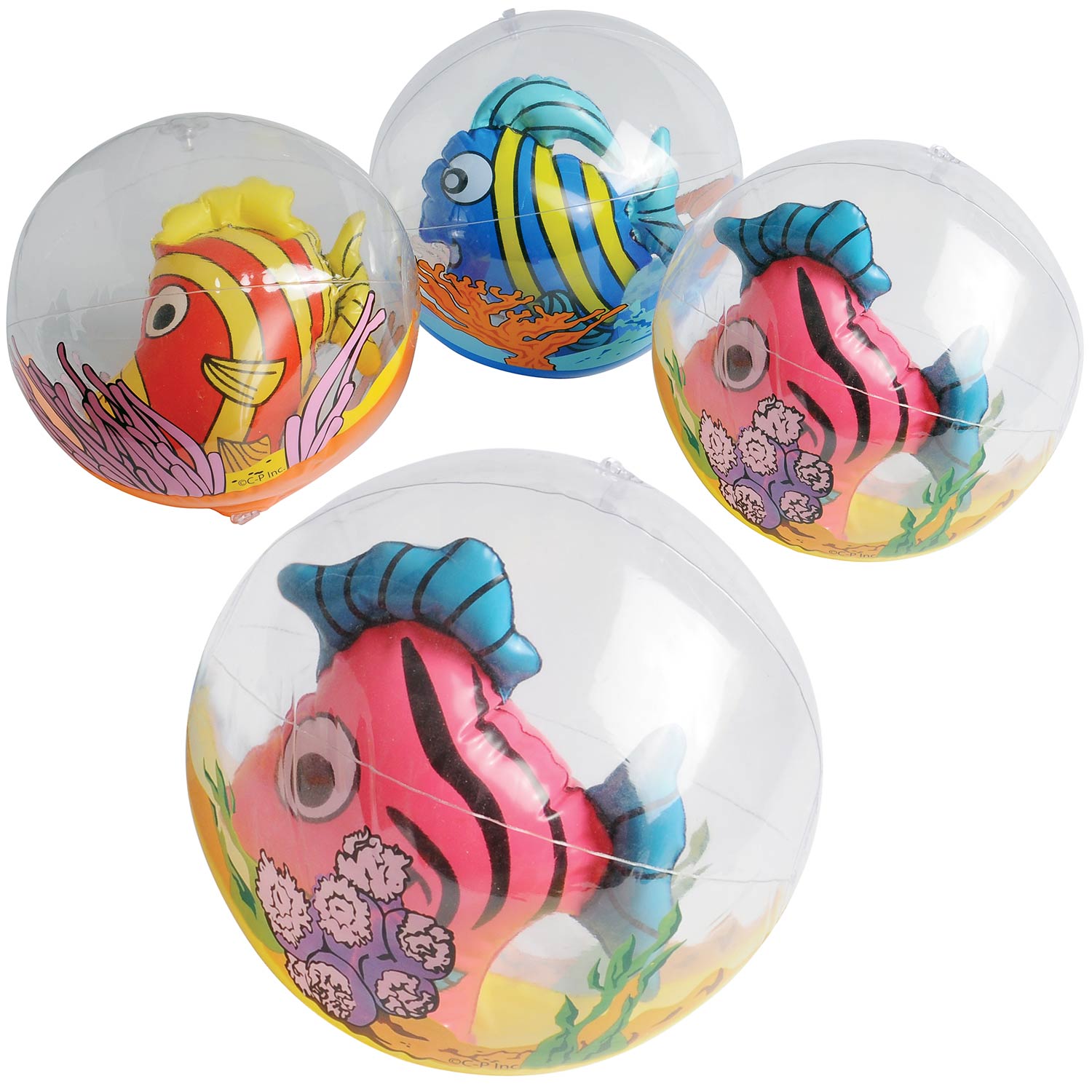 Inflate Fish Ball Assortment 8" (DZ)