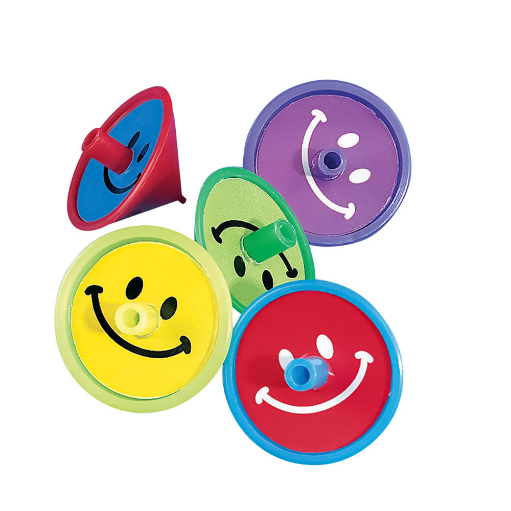 Mini Smile Face Top Assortment 1.25" (144 PACK)