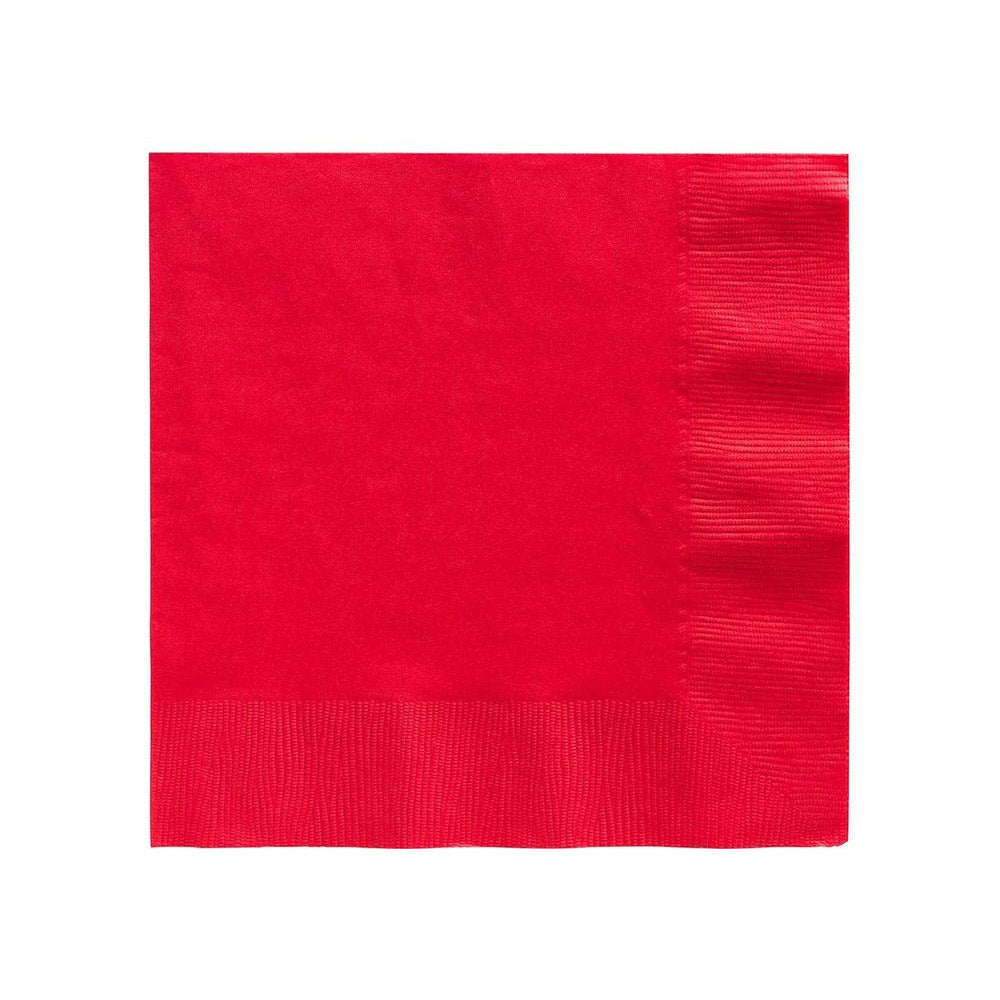 Lunch Napkins - Red (40 PACK)