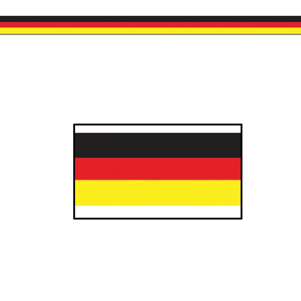 German Flag Poly Decor Material 50' (EACH)