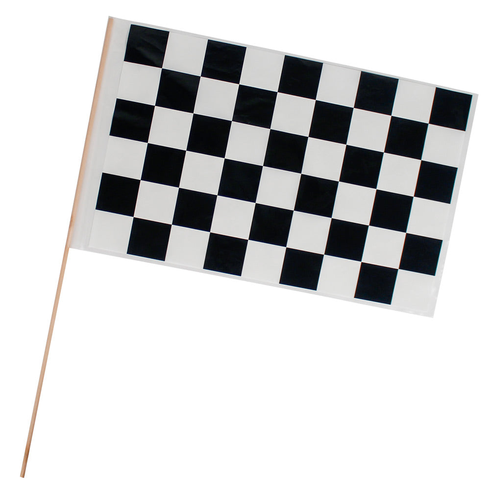 Checkered Flag 11" x 17" Plastic (EACH)