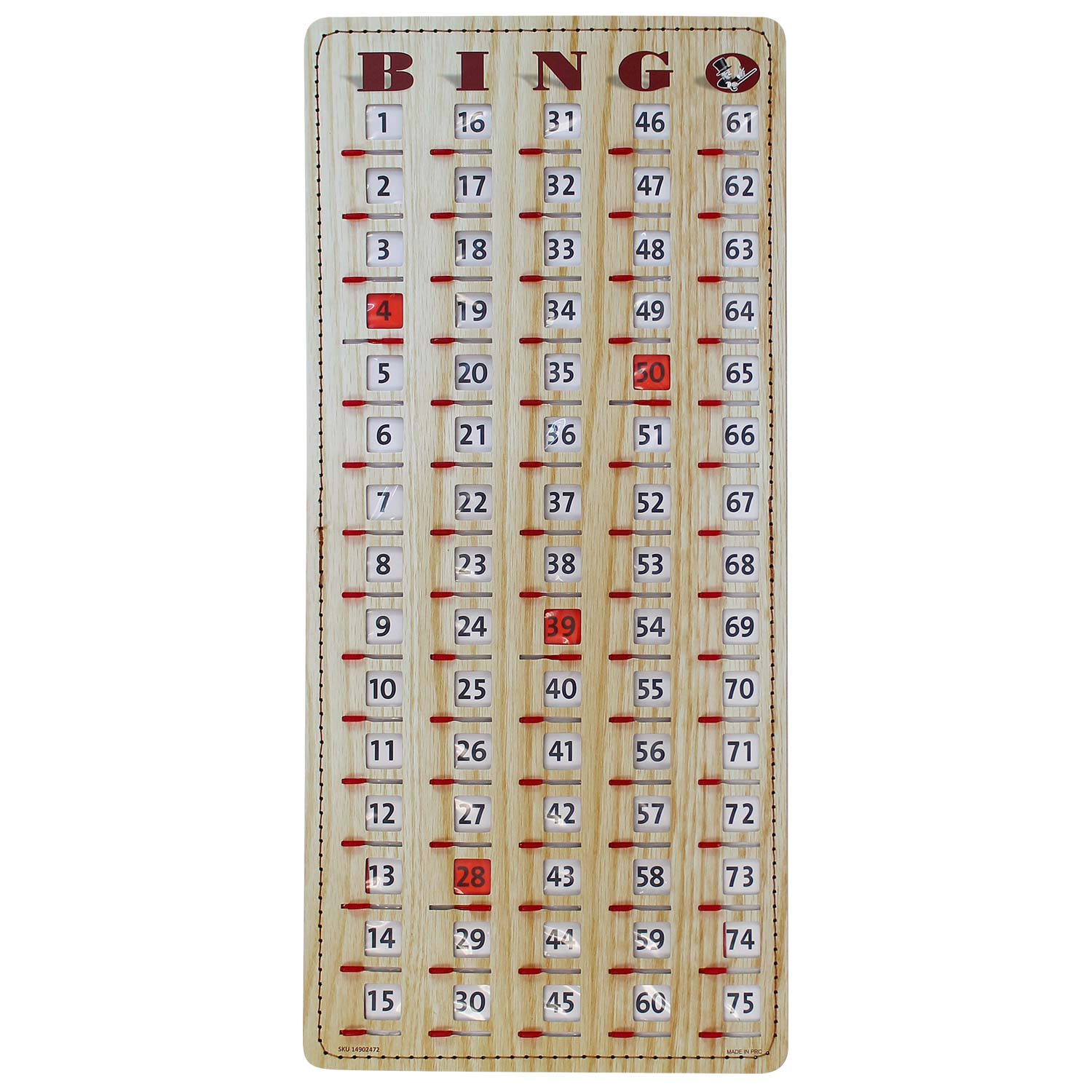 Bingo Master Board - Slide (EACH)