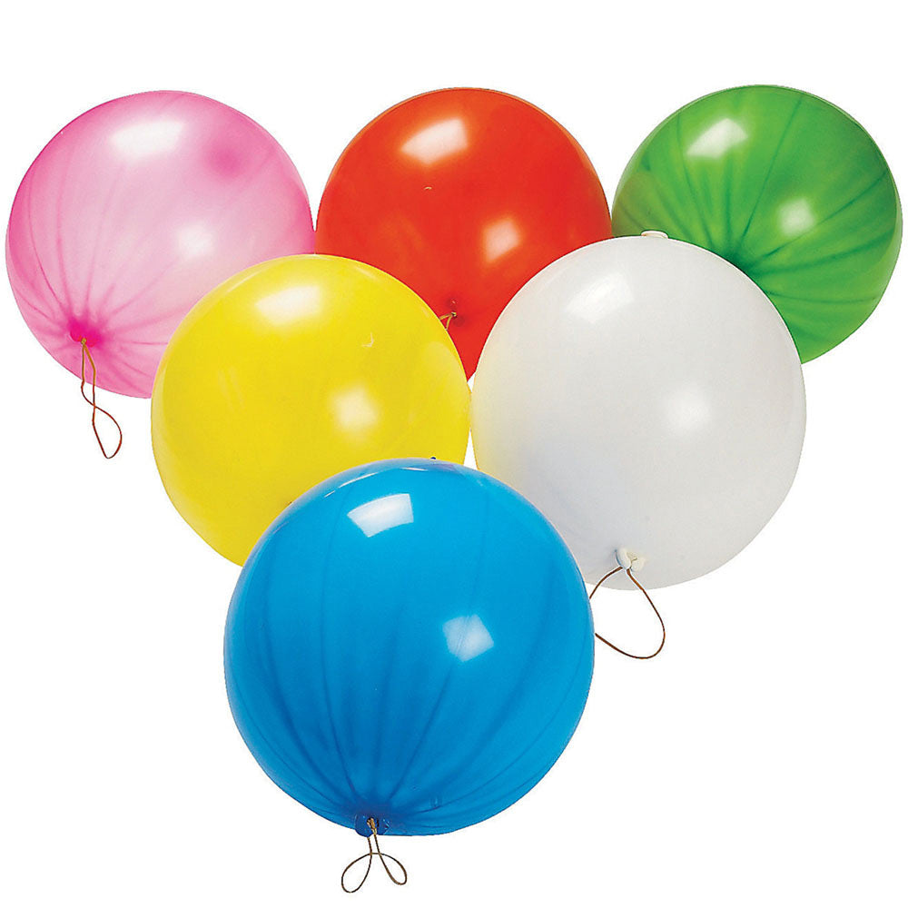 Bright Punch Ball Assortment 9" (50 PACK)