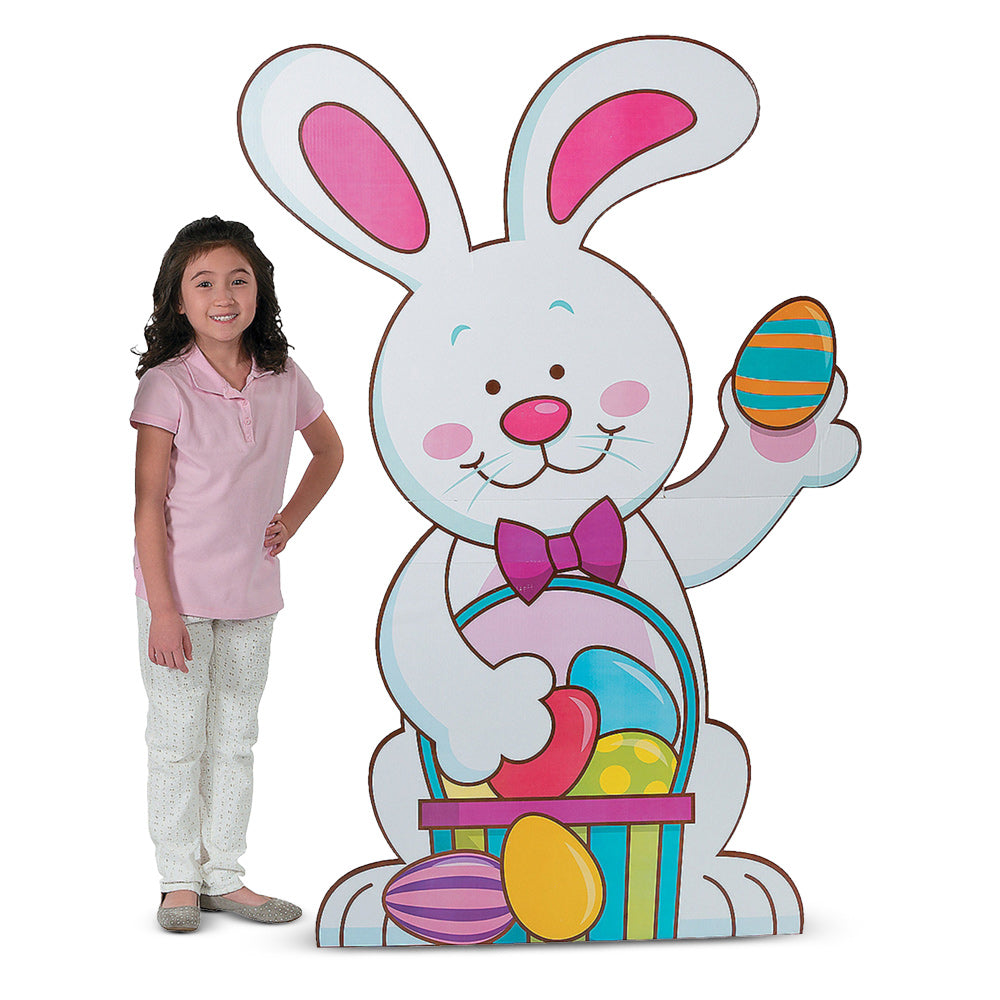 Cardboard Easter Bunny Stand-Up 5' (EACH)