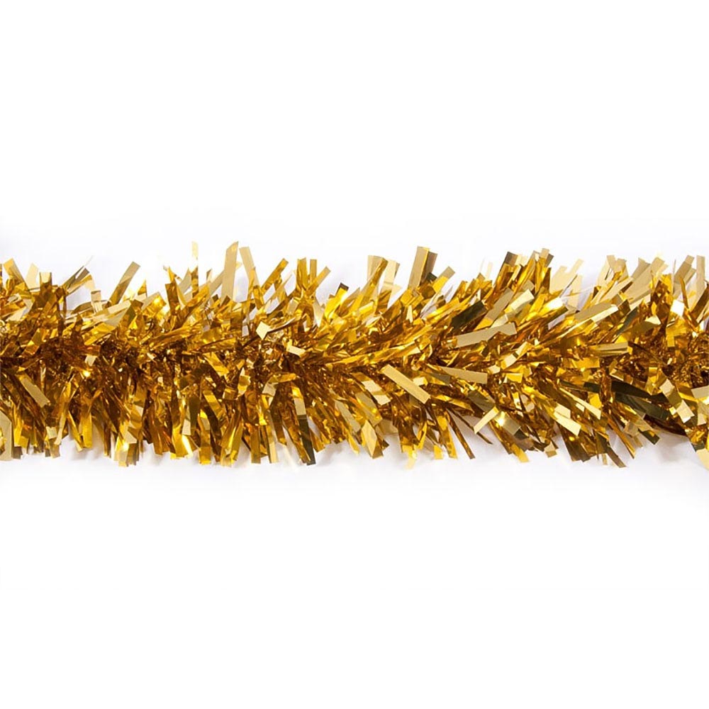 Gold metallic fringe float twist festooning 3"x25'