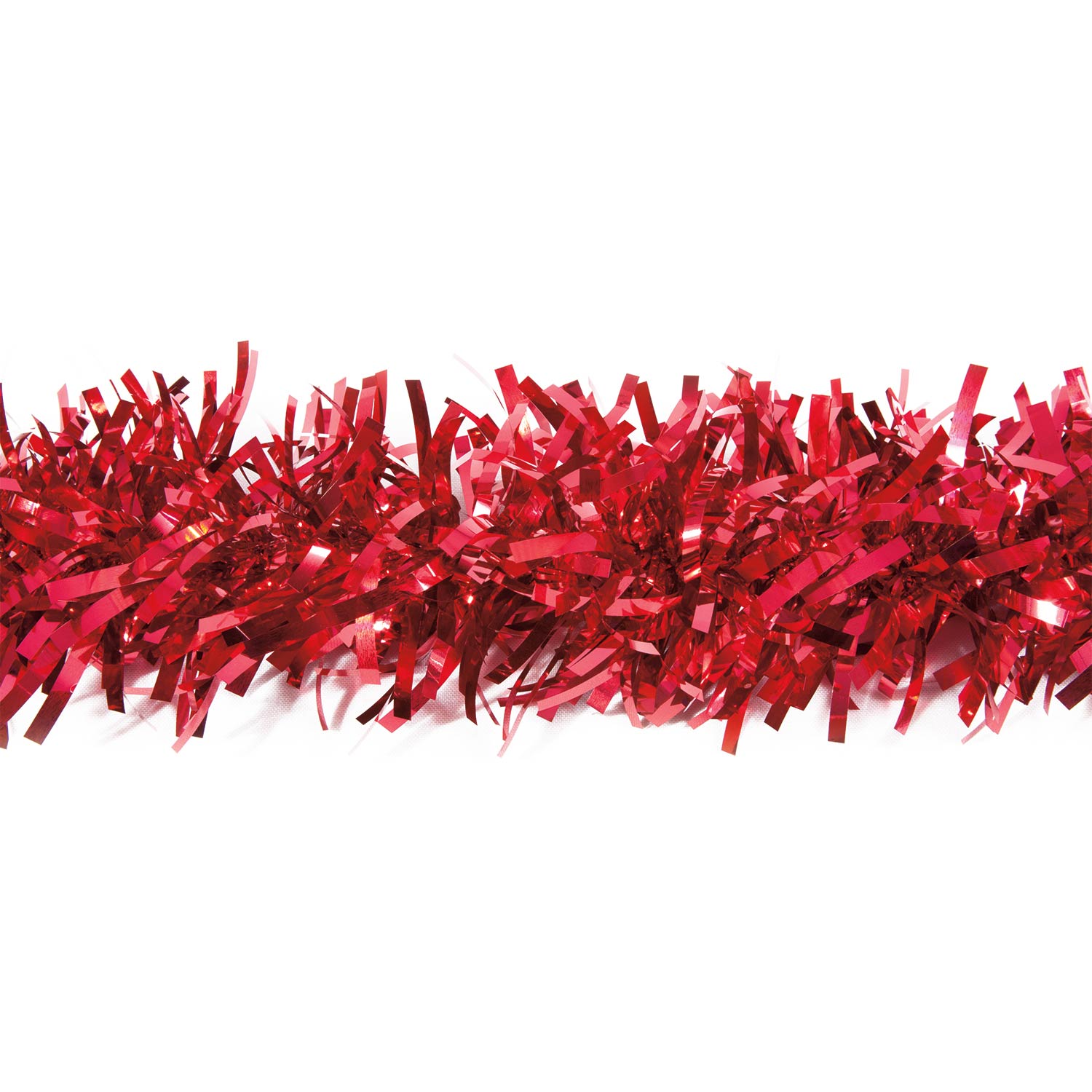Float Twist - Metallic Fringed 3" x 25' Red (EACH)