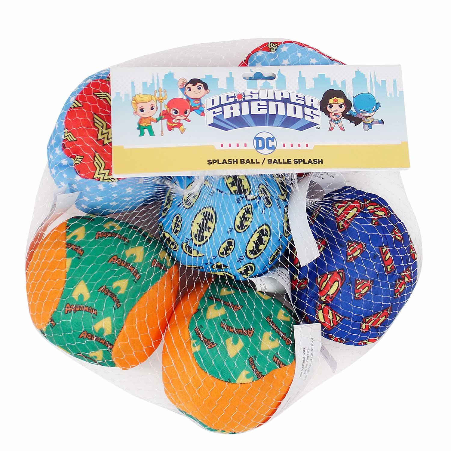 DC Super Friends Splash Ball Assortment (6 PACK)