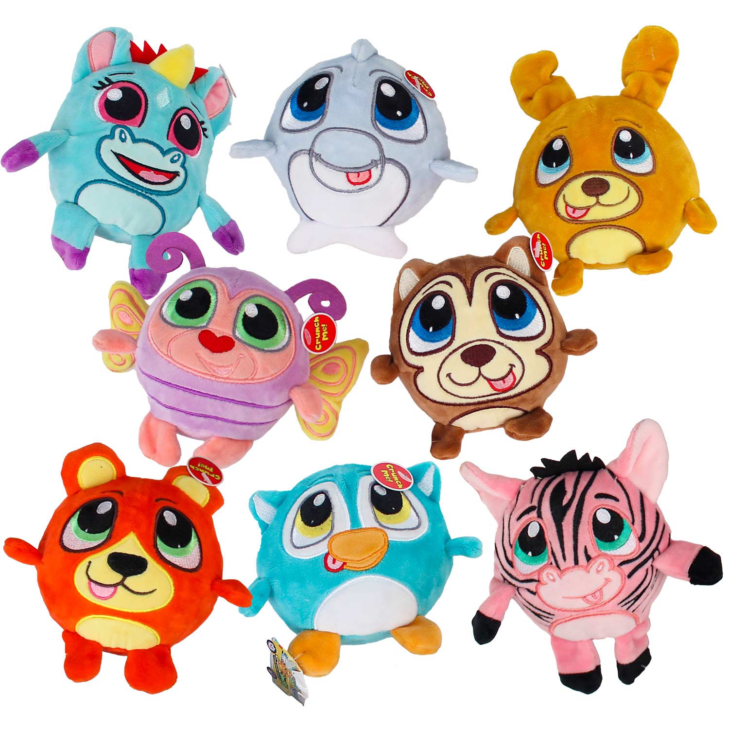 Plush Crunchimals Assorted 4.5" (EACH)