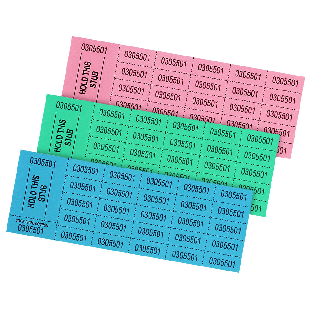 Roll Tickets - Rolls of Carnival and Raffle Tickets
