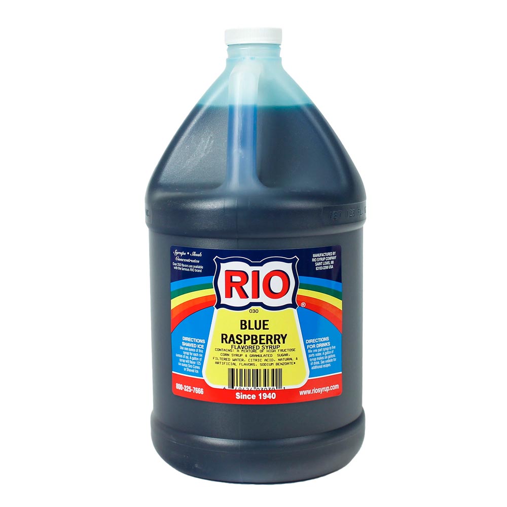 RIO® Blue Raspberry Snow Cone Syrup (Gallon)