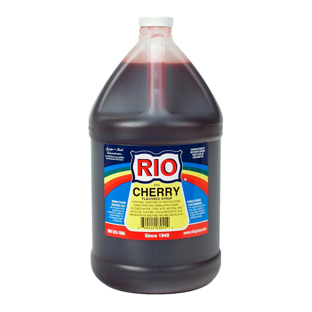 RIO® Sugar Free Cherry Snow Cone Syrup (Gallon)
