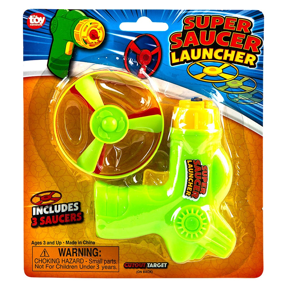 Super Saucer Launcher Assortment 4" (DZ)