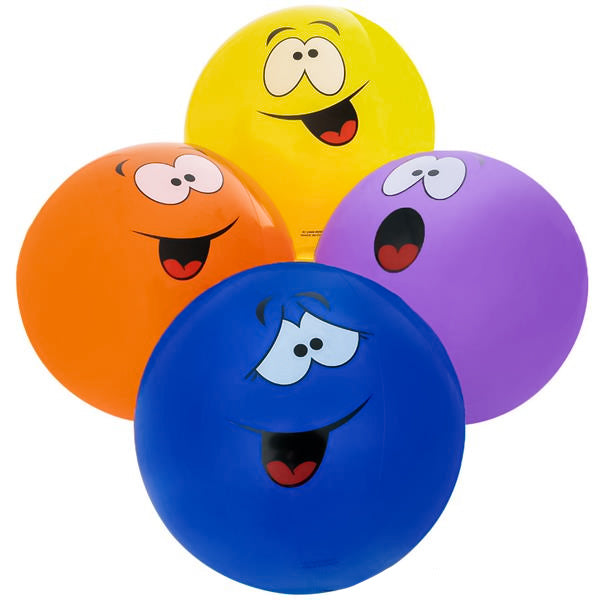 Inflate Funny Face Ball Assortment 16" (DZ)