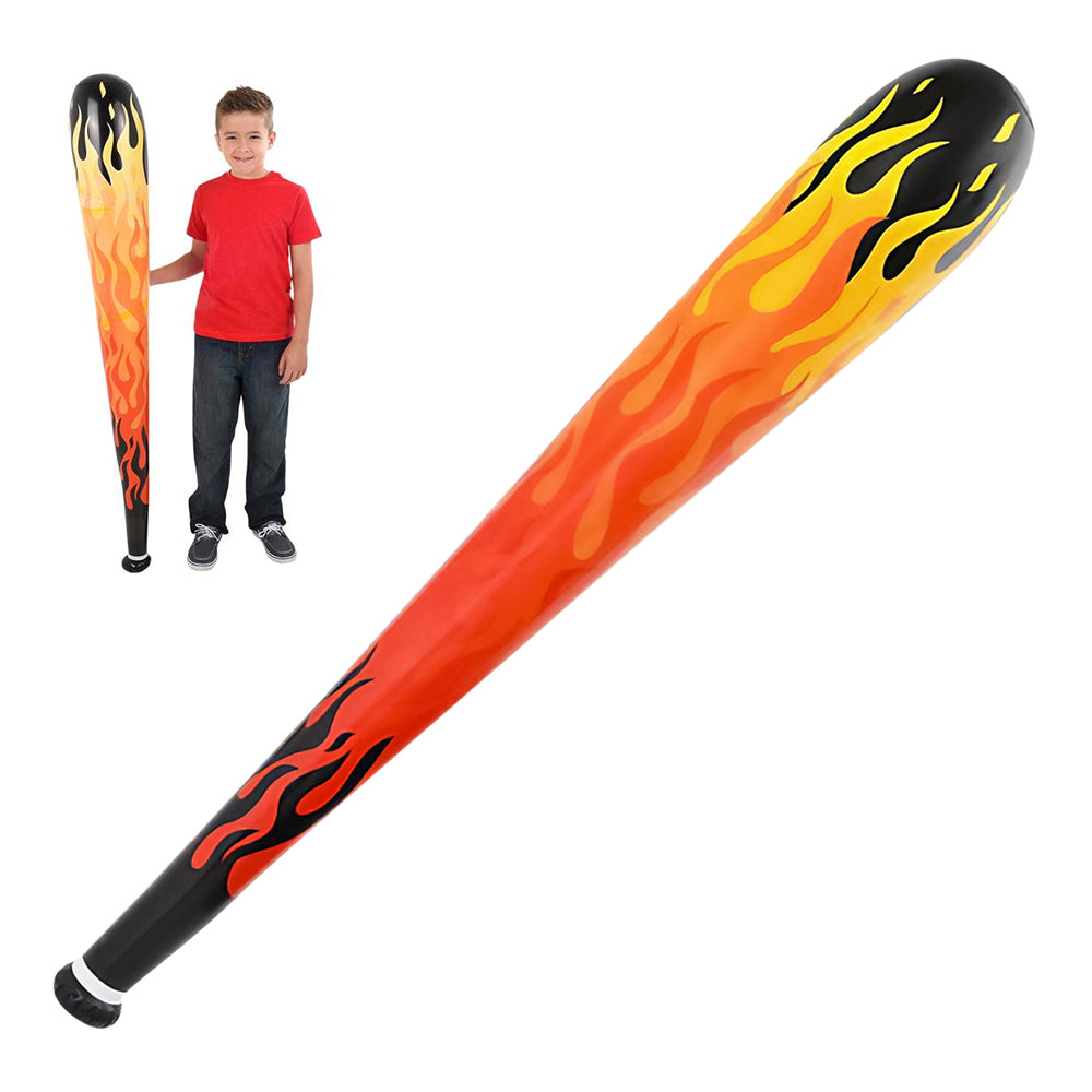 Inflate Jumbo Flame Baseball Bats 65" (DZ)