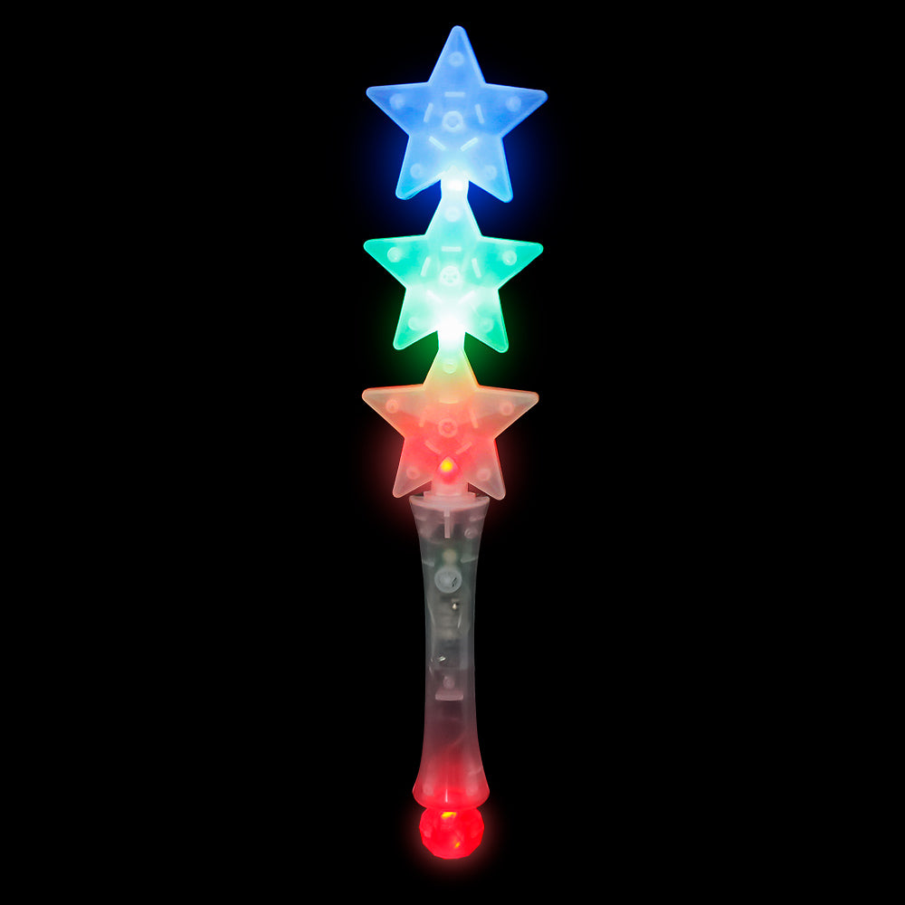 Light Up Star Wand 12" (EACH)