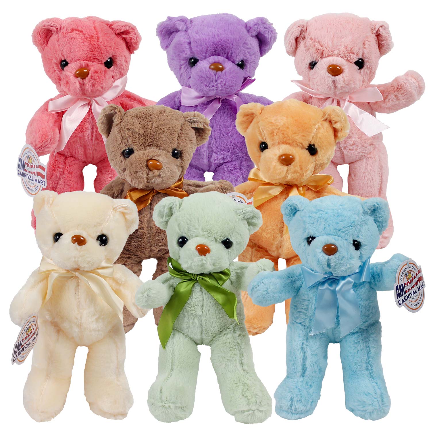 Plush Teddy Bear Assorted 12" (EACH)
