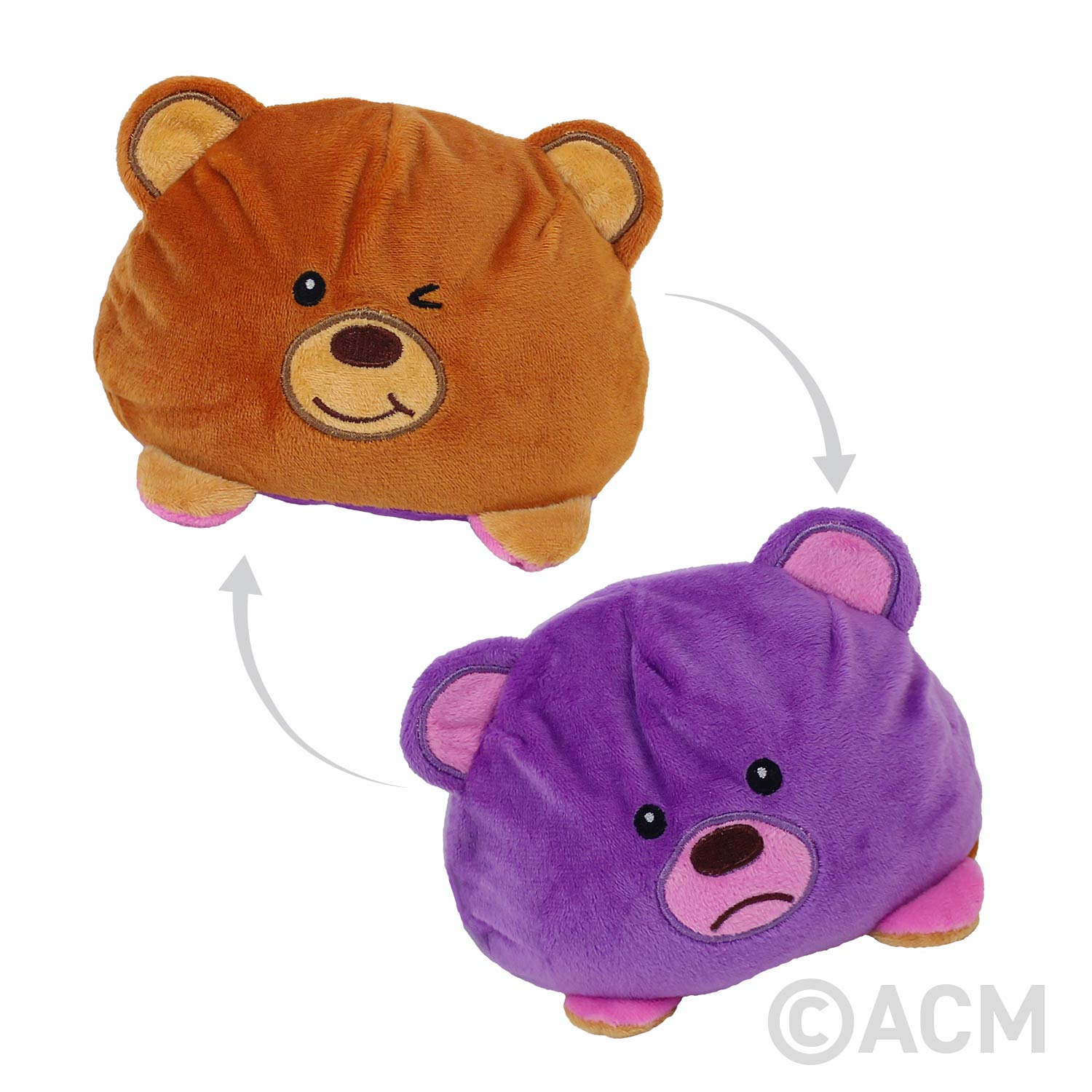 Plush Reversibles Bear 6" (EACH)