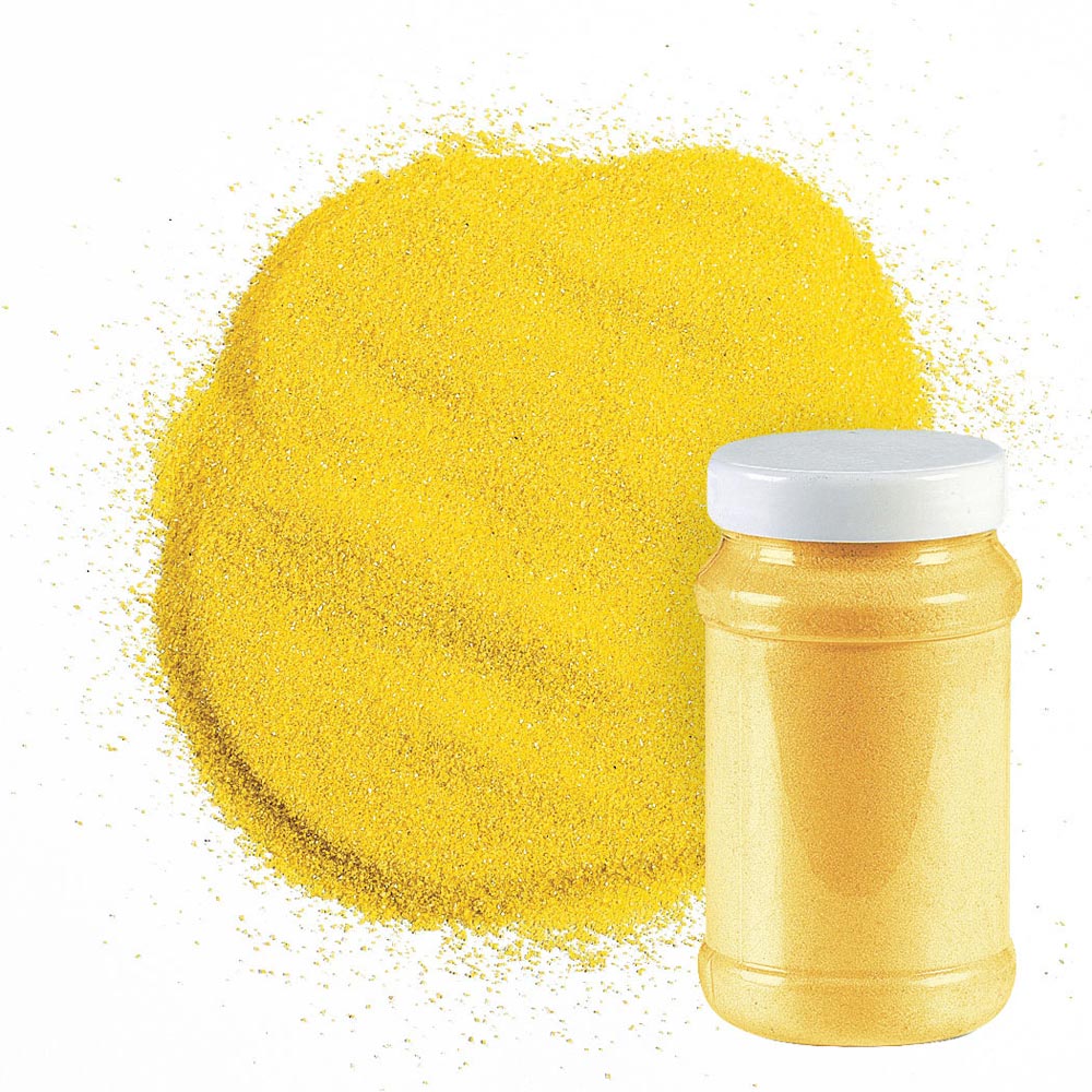 Sand Art Craft Sand - Yellow (22 oz)