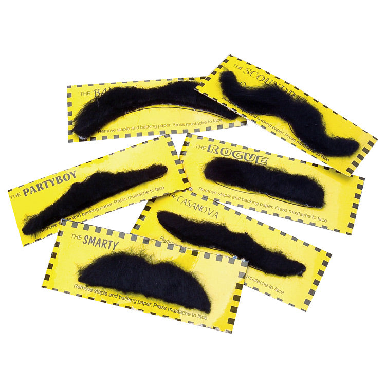 Fake Mustaches Assorted 3" (DZ)