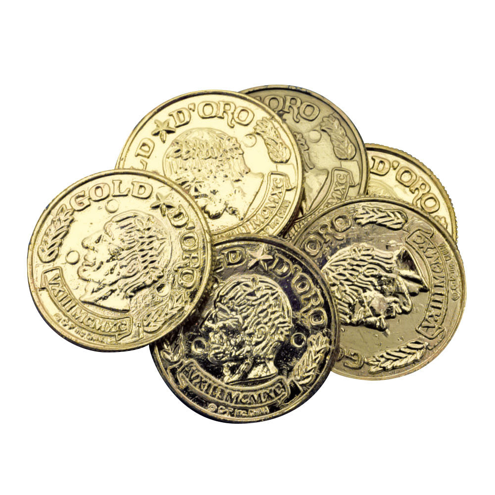 Plastic Gold Coins 1.25" (144 PACK)