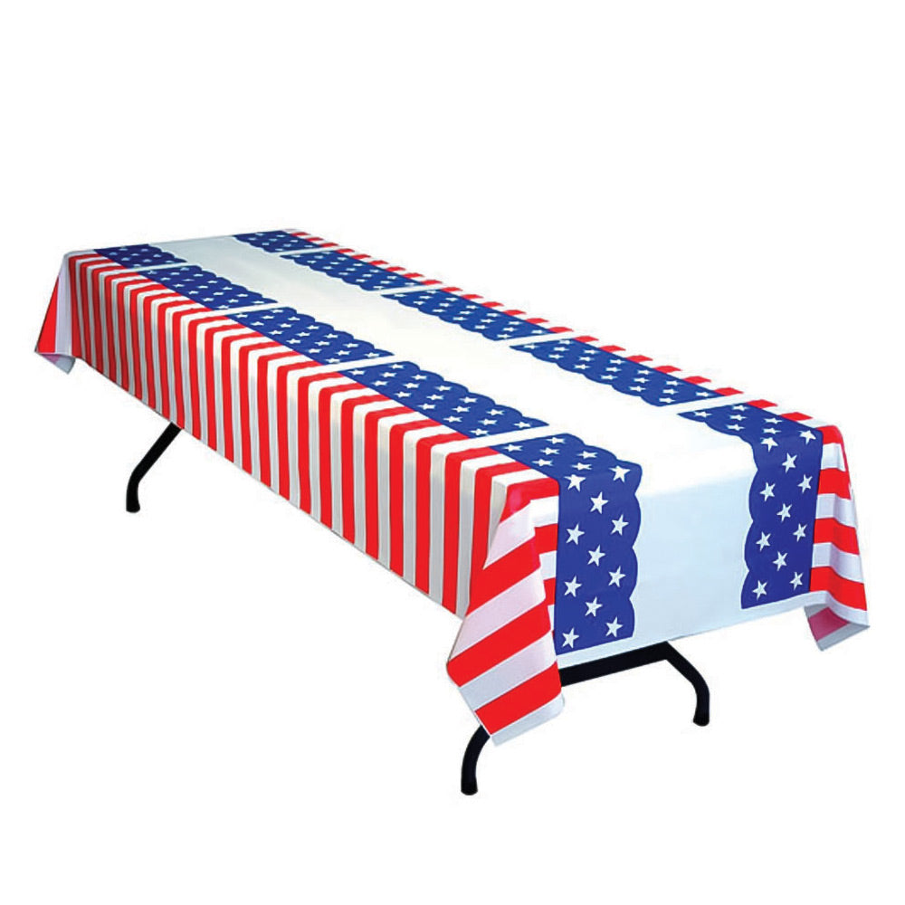 Table Cover - Stars and Stripes 54" x 108" (EACH)