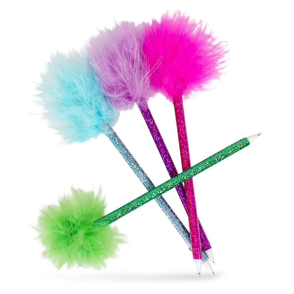 Feather Pen Assortment 8.5" (DZ)