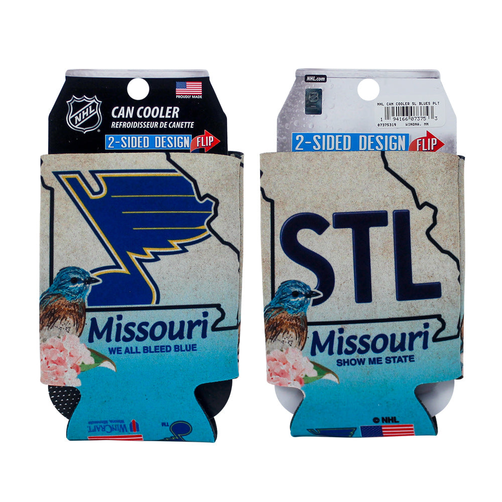 St. Louis Blues Can Cooler - License Plate (EACH)